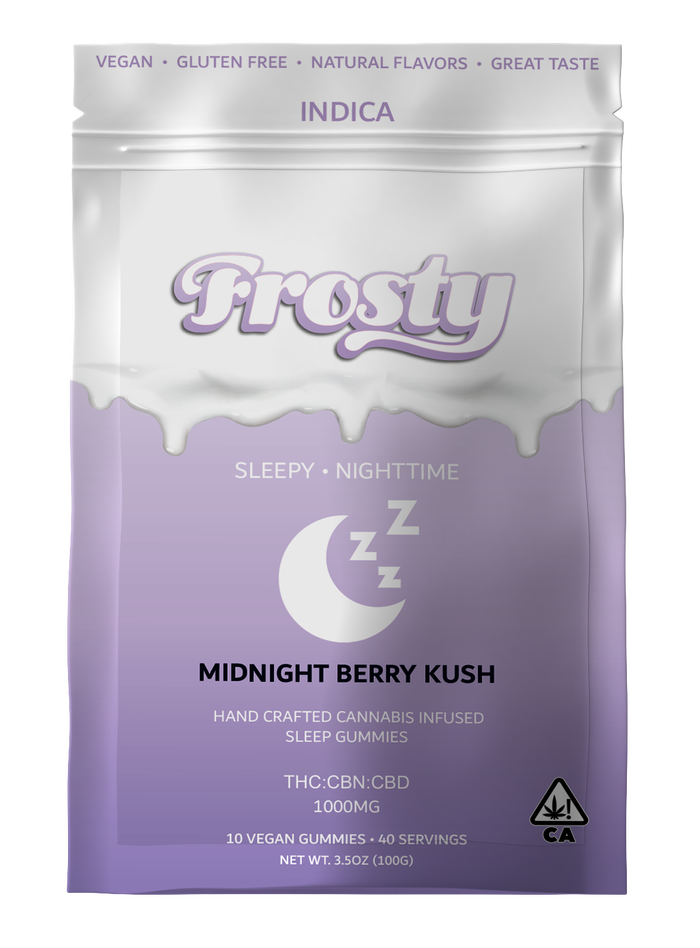 Delta 9 THC Indica Gummies - Midnight Berry Kush | Frosty Co
