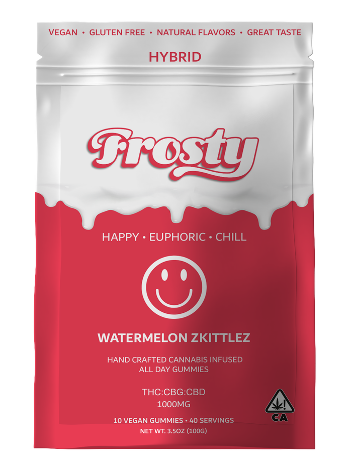 Delta 9 THC Gummies - Watermelon Zkittlez | Frosty Co